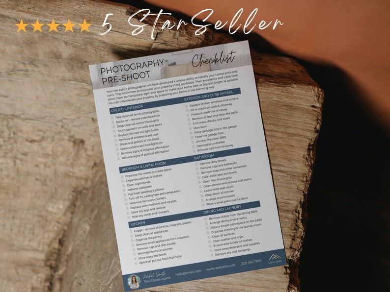 Real Estate Photography Prep Guide Editable Pre Photography - Etsy