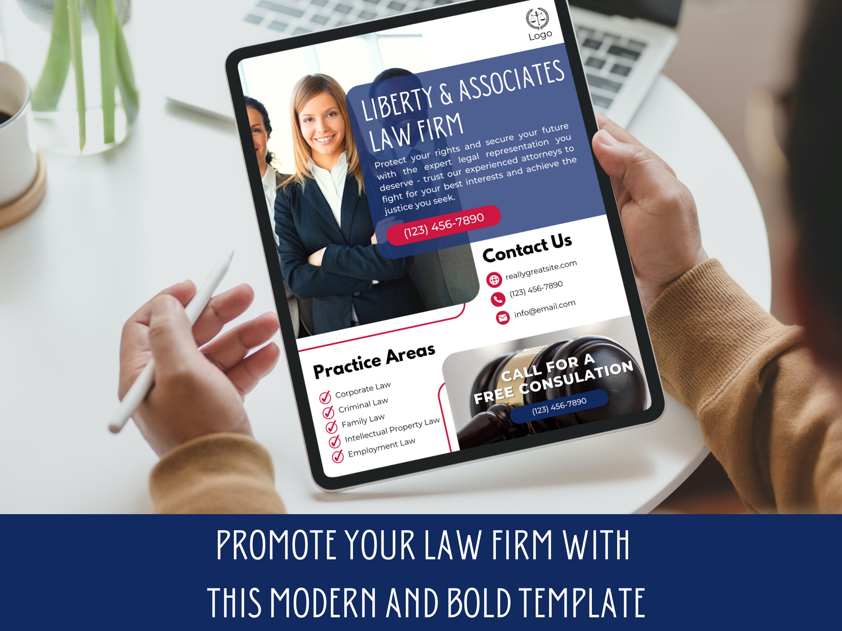 Law Firm Flyer DIY Canva Law Firm Flyer Template Editable - Etsy