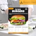 Burger Flyer DIY Canva Burger Flyer Template Editable US - Etsy