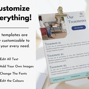 Counseling Psychology Therapy Flyer Templates Design, Editable ...