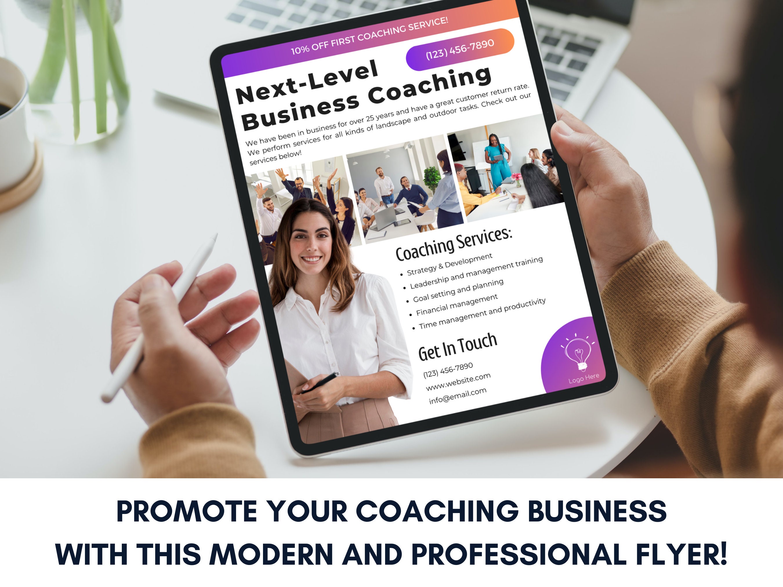 Business Coach Flyer DIY Canva Flyer Template Editable Canva - Etsy