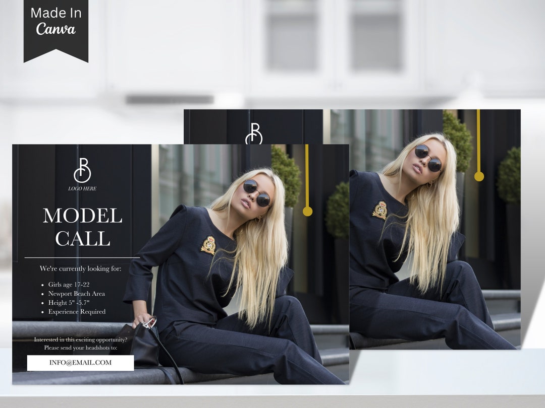Model Call Template, Photography Casting Call, Photography Model Call ...