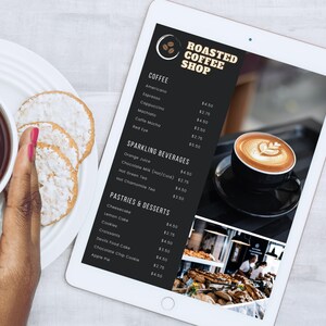 Coffee Menu, Restaurant Menu, Cafe, Coffee, Price List, Bakery Menu ...