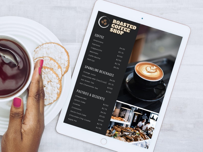 Coffee Menu, Restaurant Menu, Cafe, Coffee, Price List, Bakery Menu ...