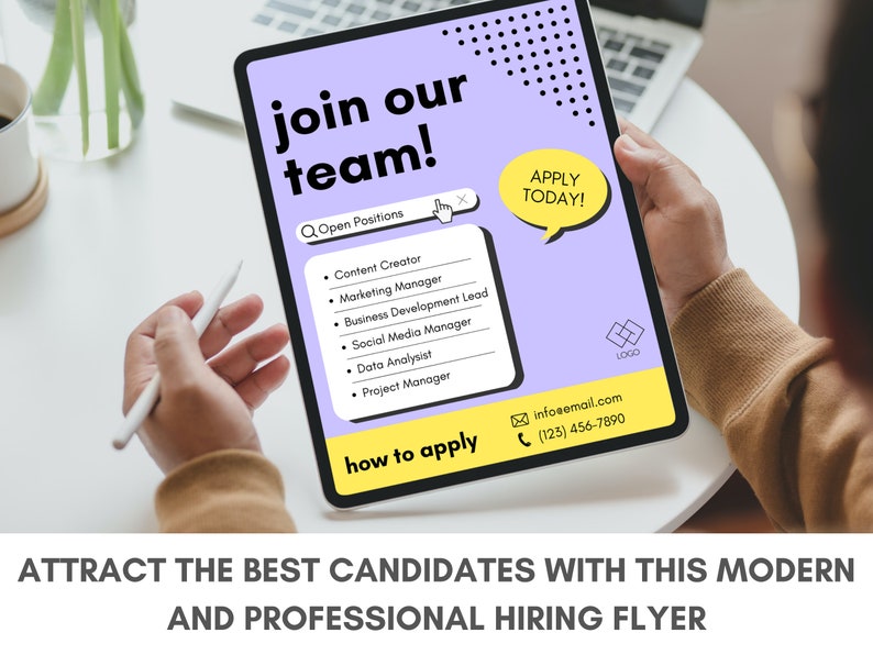 DIY Hiring Flyer Templates Design, We're Hiring Flyer, We're Hiring ...