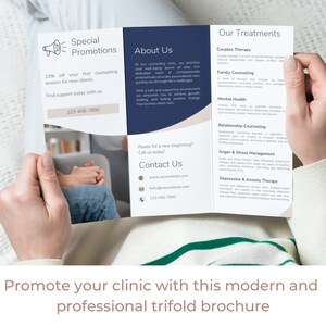 Counseling Psychology Therapy Brochure Templates Design, Mental Health ...