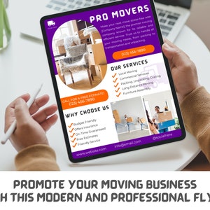 Moving Service Flyer, Moving Service Poster, Residential Commercial ...