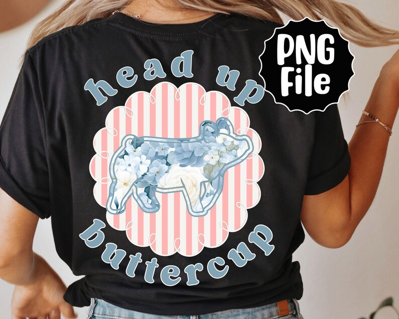 Stock Show Pig PNG: County Fair Swine File Graphics, Hog Sublimation ...