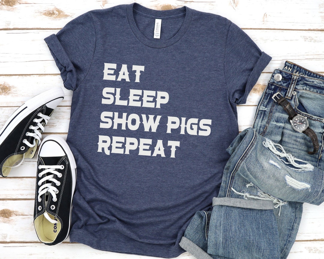 Show Pig Shirt Swine Show Funny Stock Show Pig Show Mom Stock Show Kid ...