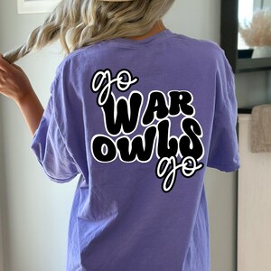 SVG PNG Go War Owls Go Instant Download Graphic Cut Files for Dtf ...