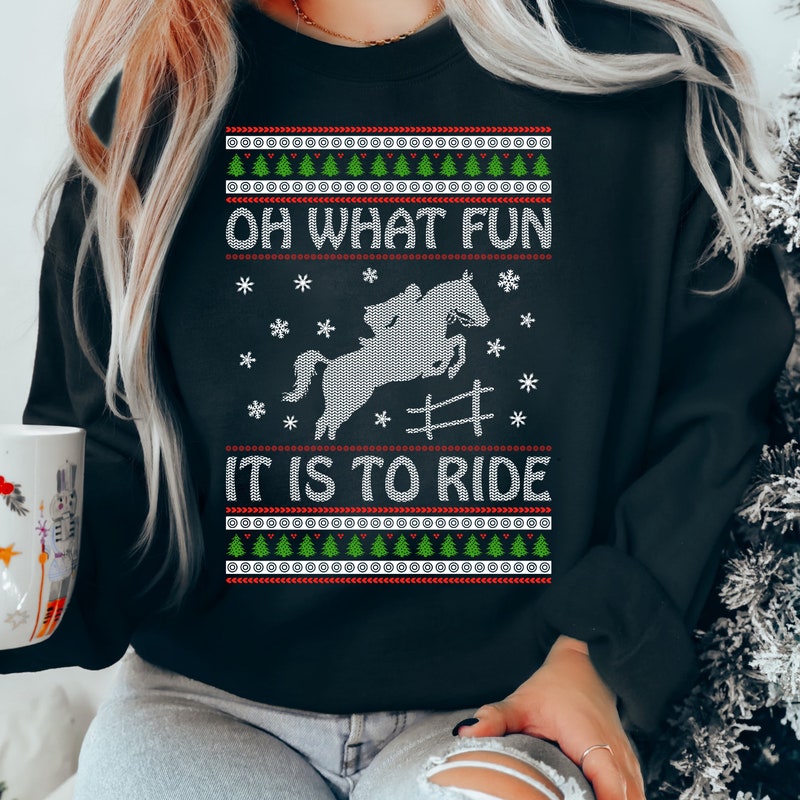 Ugly Horse Xmas Sweater - Etsy