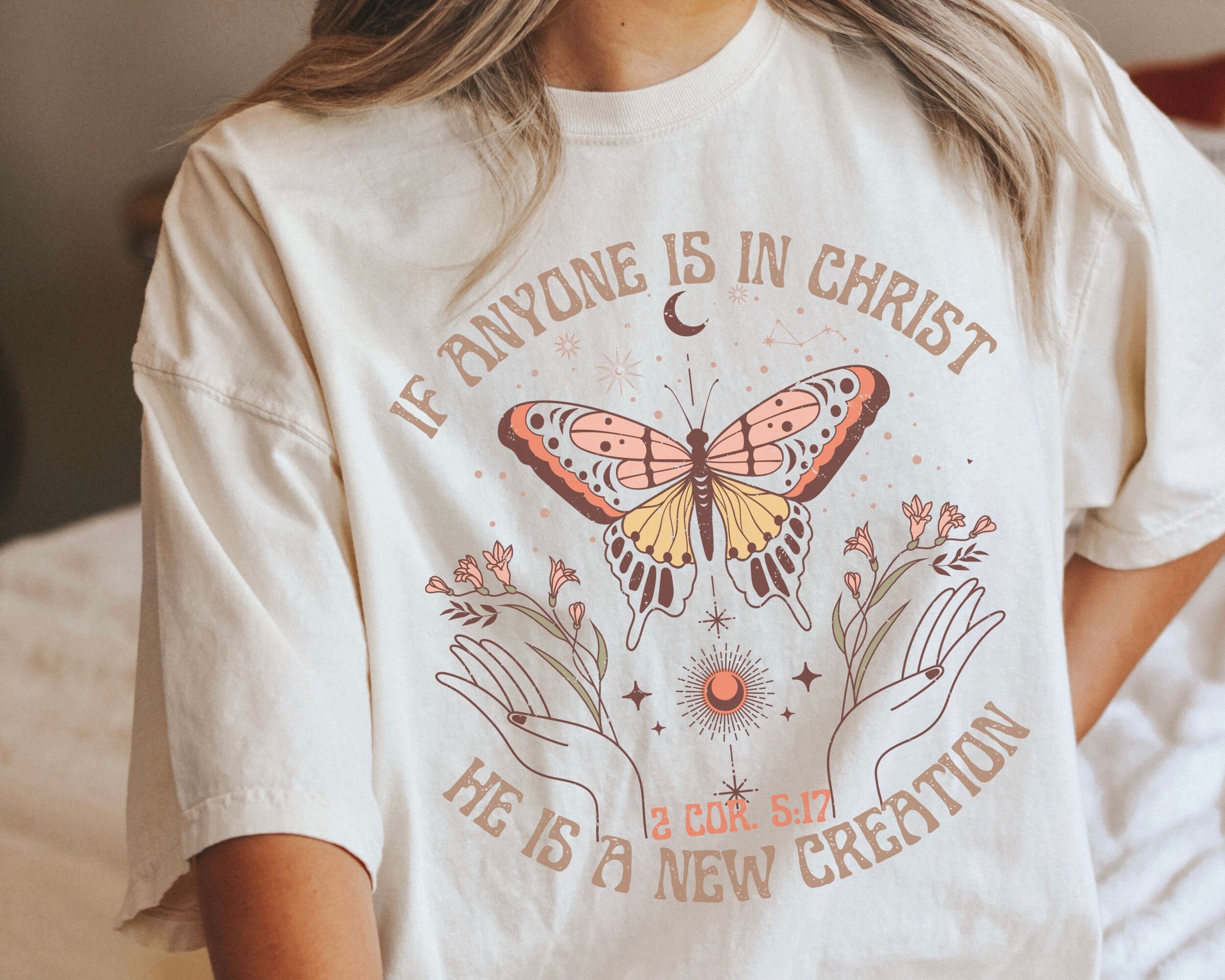 Butterfly Vintage Faith Based Shirt Christian T Shirt - Etsy