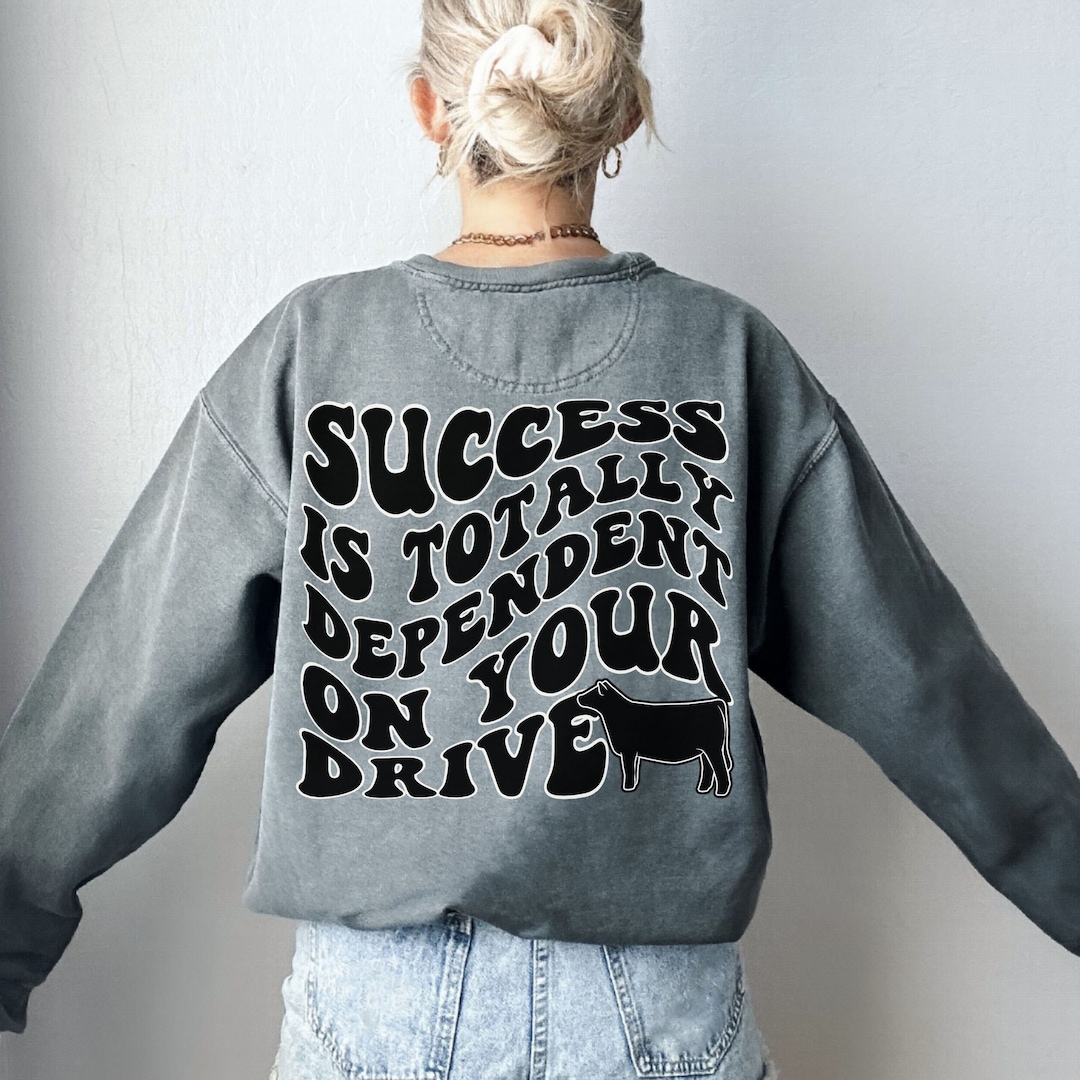 Comfort Colors Vintage Stock Show Heifer Sweatshirt Back Print Retro ...