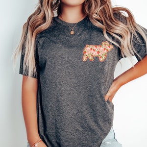 Head up Show Pig Shirt Swine Show Stock Show Girl Pig Show Mama Pig ...