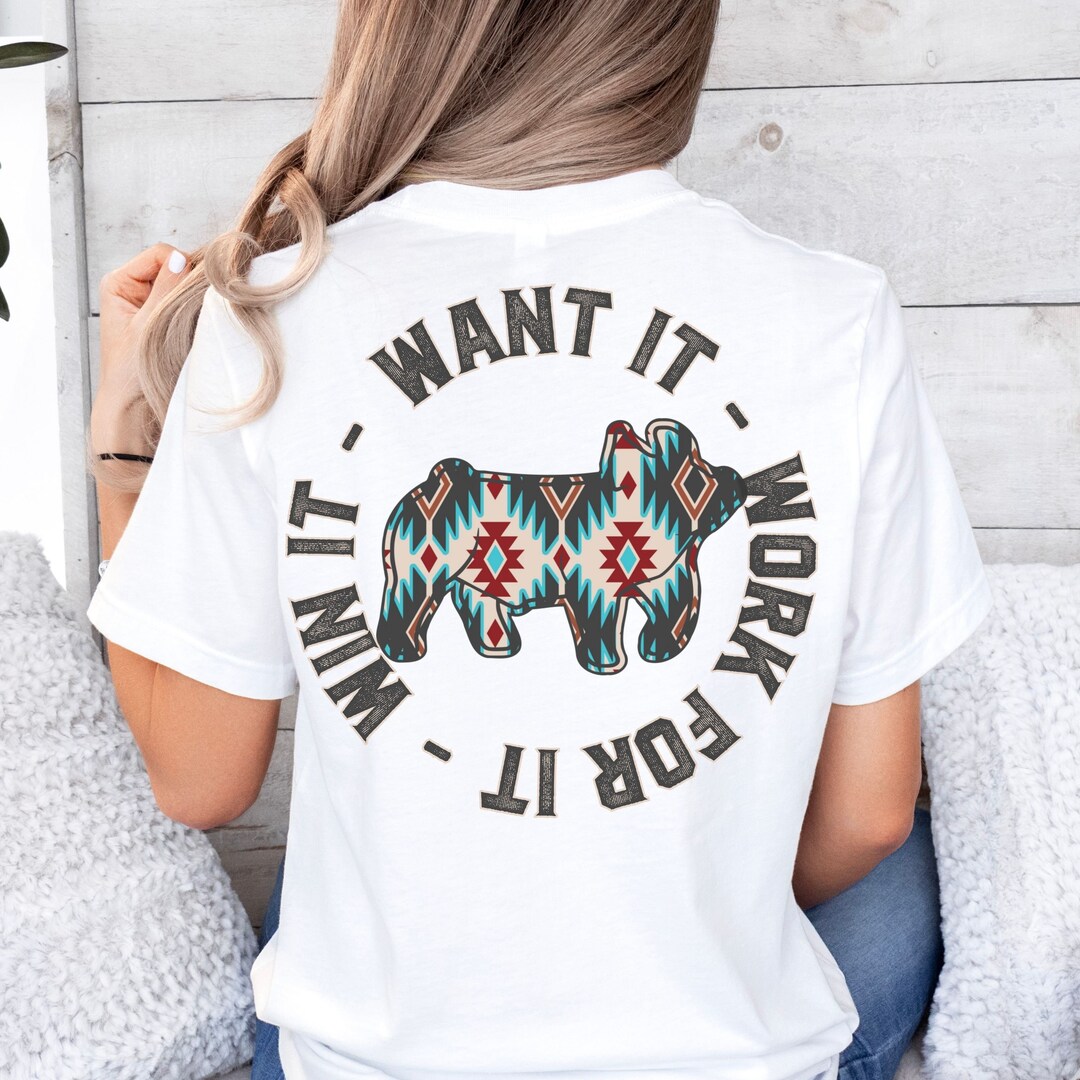 Win It Pig Shirt Swine Show Stock Show Boys Show Pig Tee Pig Breeder ...
