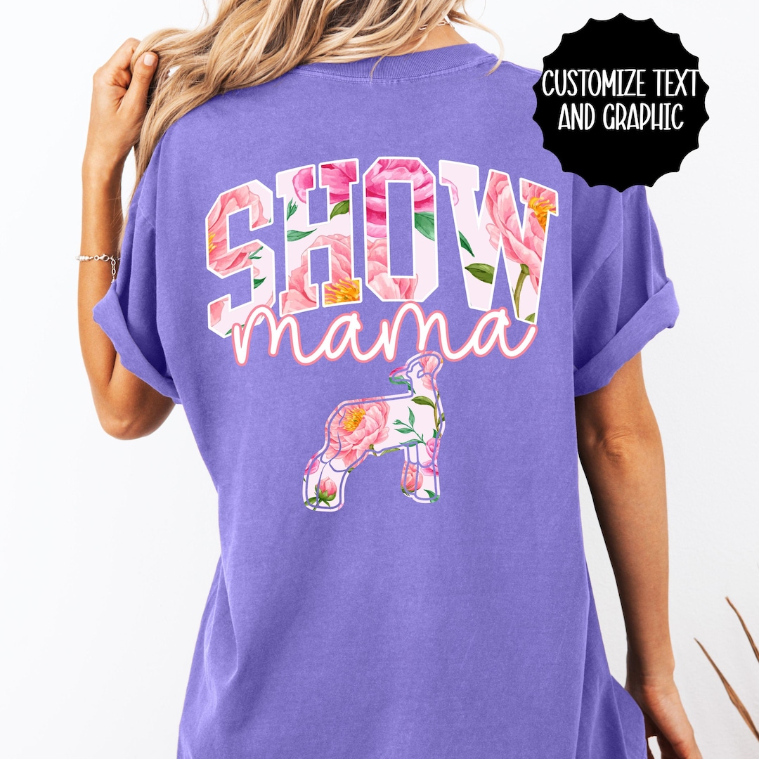 Comfort Colors Vintage Stock Show T-shirt Back Print Retro Lamb Shirt ...
