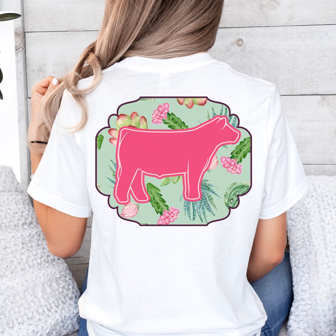 Cactus Show Steer Shirt Cattle Show Tee Ranch Girl Tshirt Cow Mama Gift ...