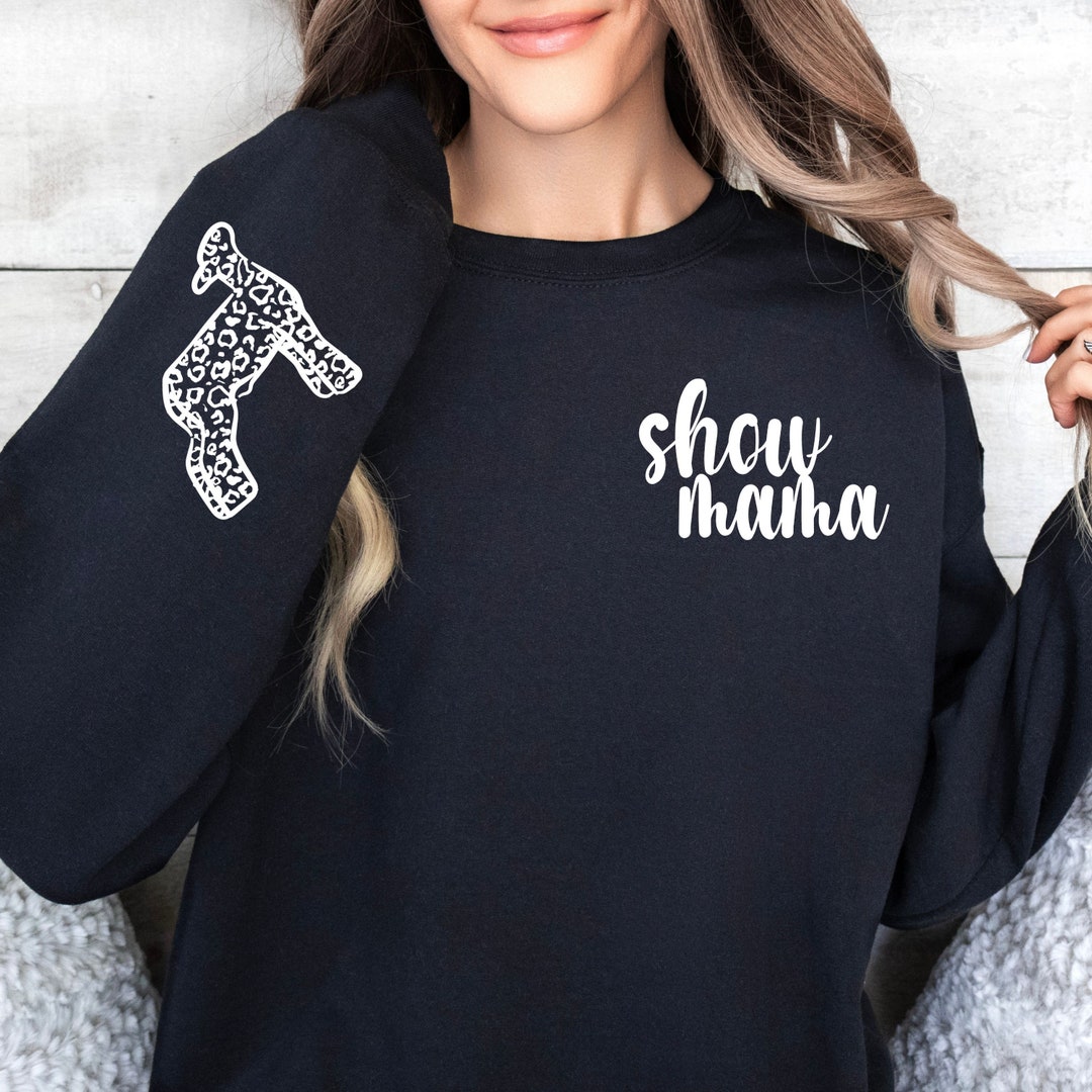 Leopard Stock Show Mama Lamb Sweatshirt Market Sheep Pullover Wool ...