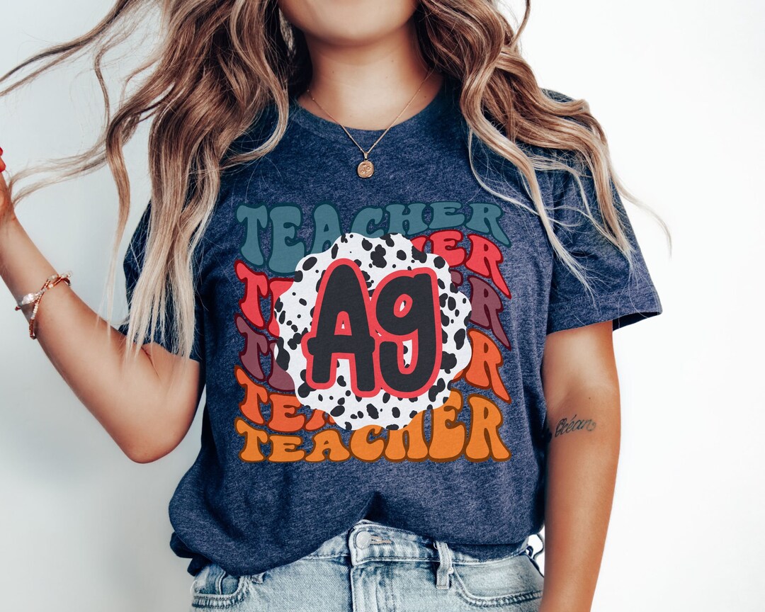 Retro Ag Teacher Shirt Vet Science Teacher Tee Agriculture Teacher ...