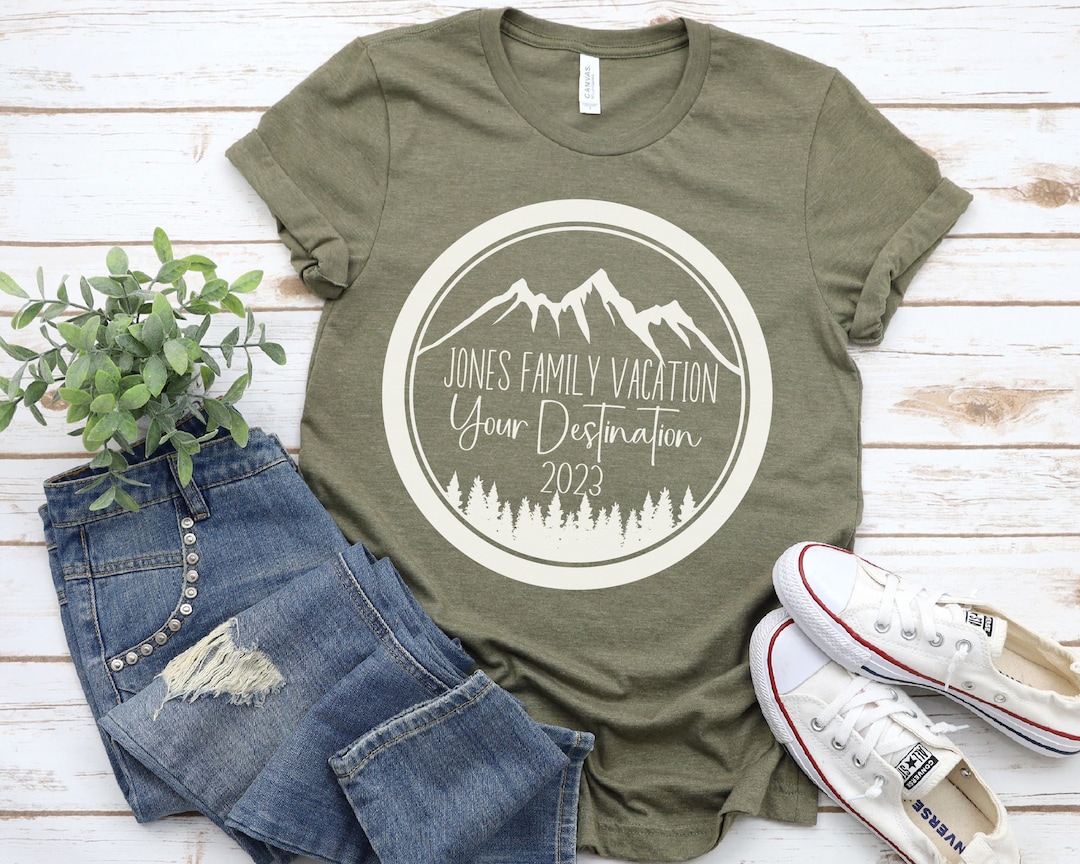 Custom Family Mountain Vacation Shirt Utah Vacation Tshirt Gatlinburg ...