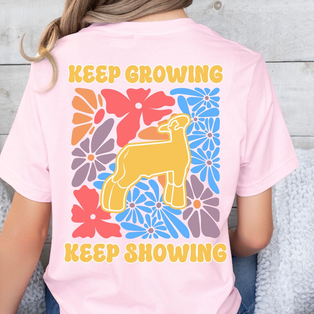 Floral Show Lamb Shirt Southdown Tshirt Show Mama Gift for Stock Show ...