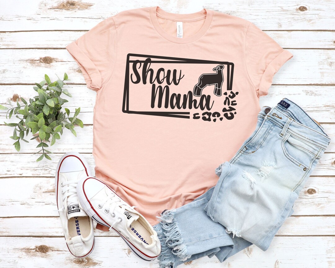Stock Show Lamb Shirt Sheep Show Retro Stock Show Mom Lamb Show Mama ...