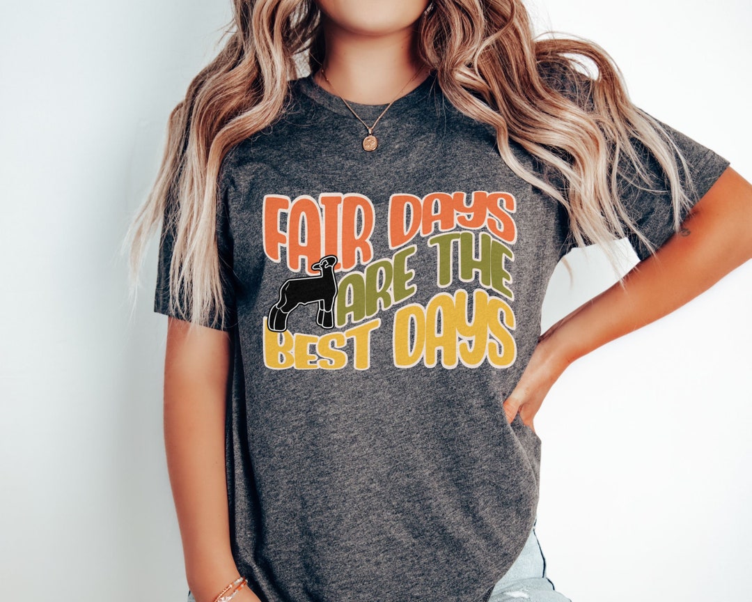 County Fair Days Show Lamb Shirt Funny Stock Show Sheep Tee Show Girl ...