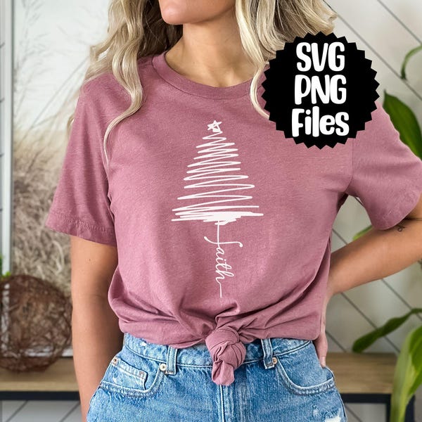 Squiggle Christmas Tree - Etsy