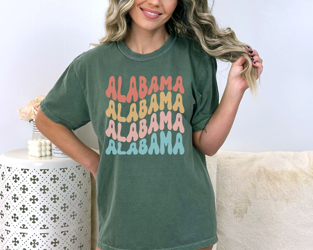 Comfort Colors Retro Alabamashirt Retro Alabama Shirt Alabama Lover ...