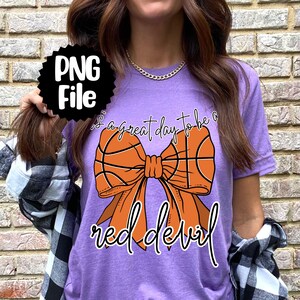 Red Devil Basketball Mascot PNG High School Spirit Instant Download ...