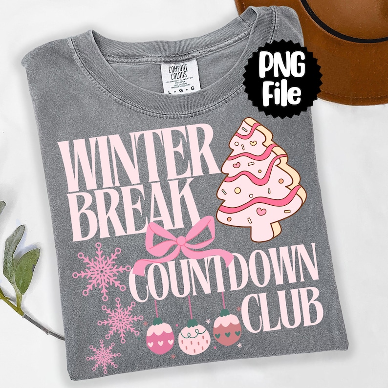 Winter Break Countdown Club Teacher PNG: Christmas Paraprofessional ...