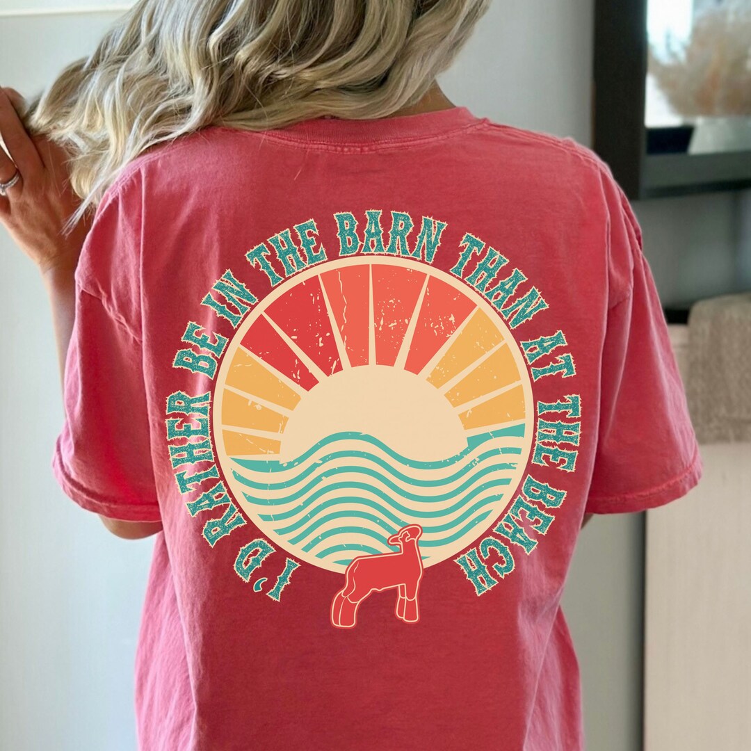 Comfort Colors Vintage Stock Show Tshirt Beach Oversized Back Print ...