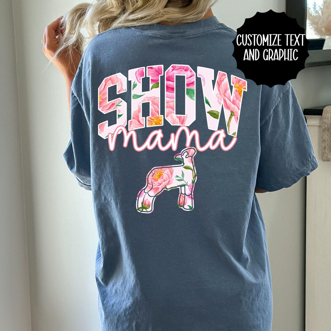 Comfort Colors Vintage Stock Show T-shirt Back Print Retro Lamb Shirt ...