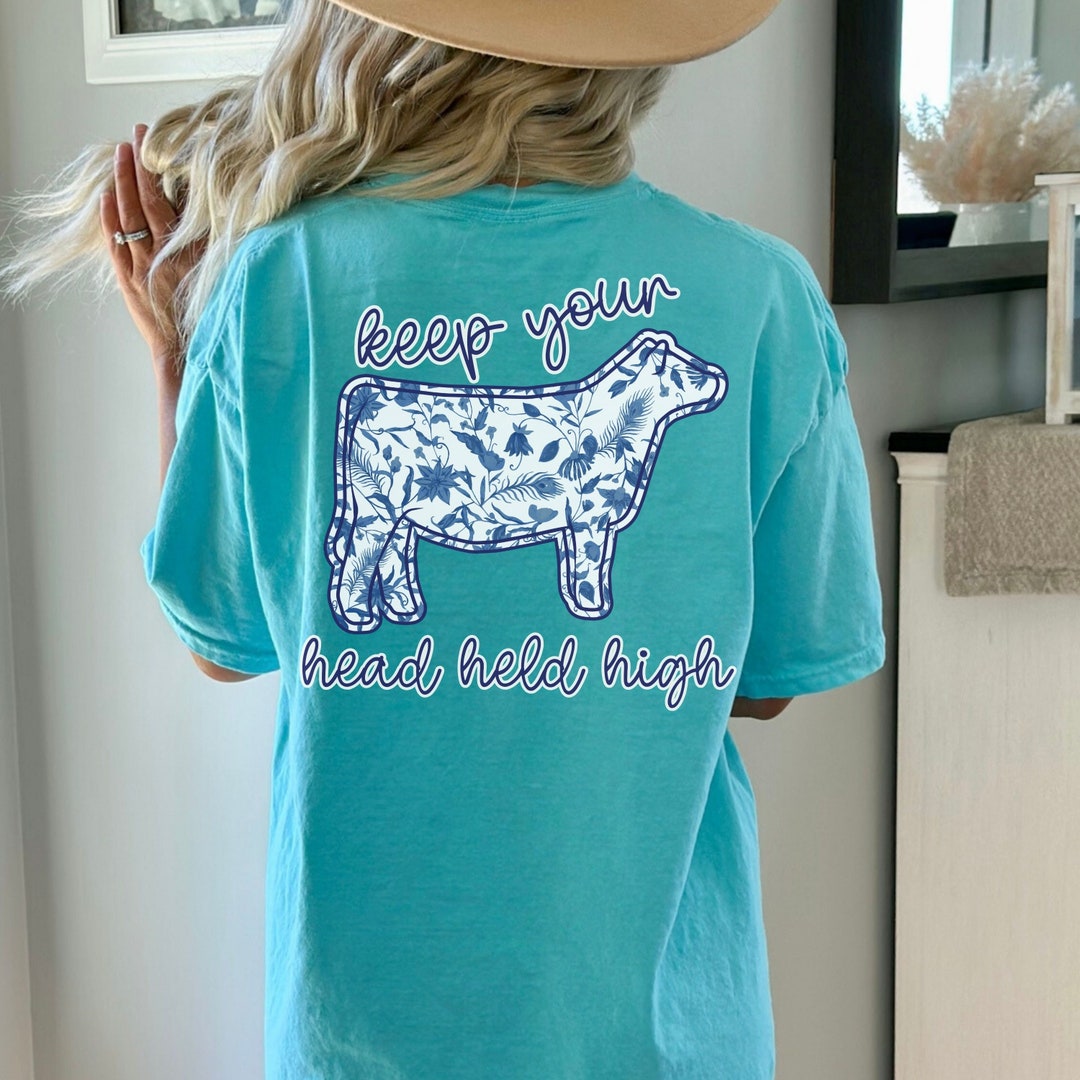 Comfort Colors Vintage Stock Show Sweatshirt Back Print Retro Heifer ...
