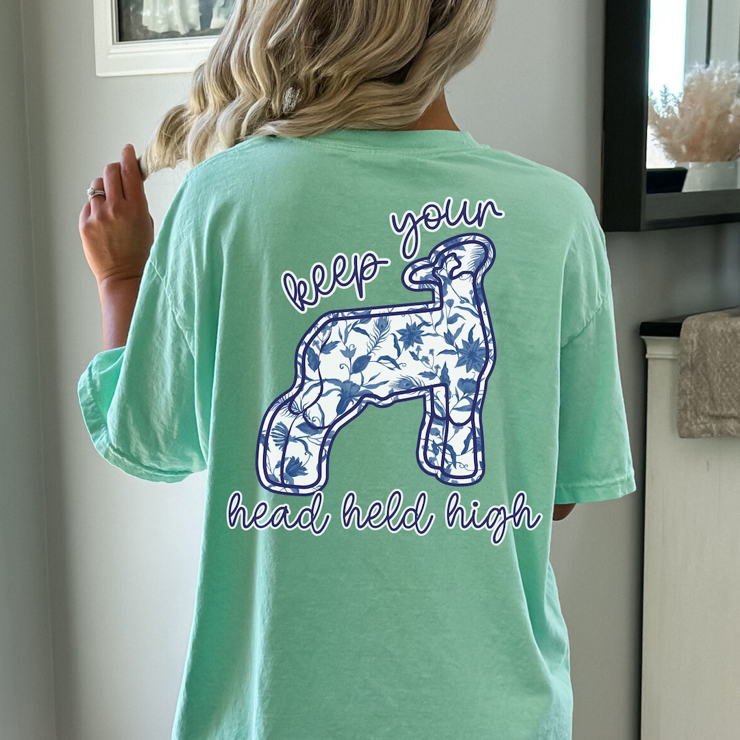 Comfort Colors Vintage Stock Show Sweatshirt Back Print Retro Lamb ...