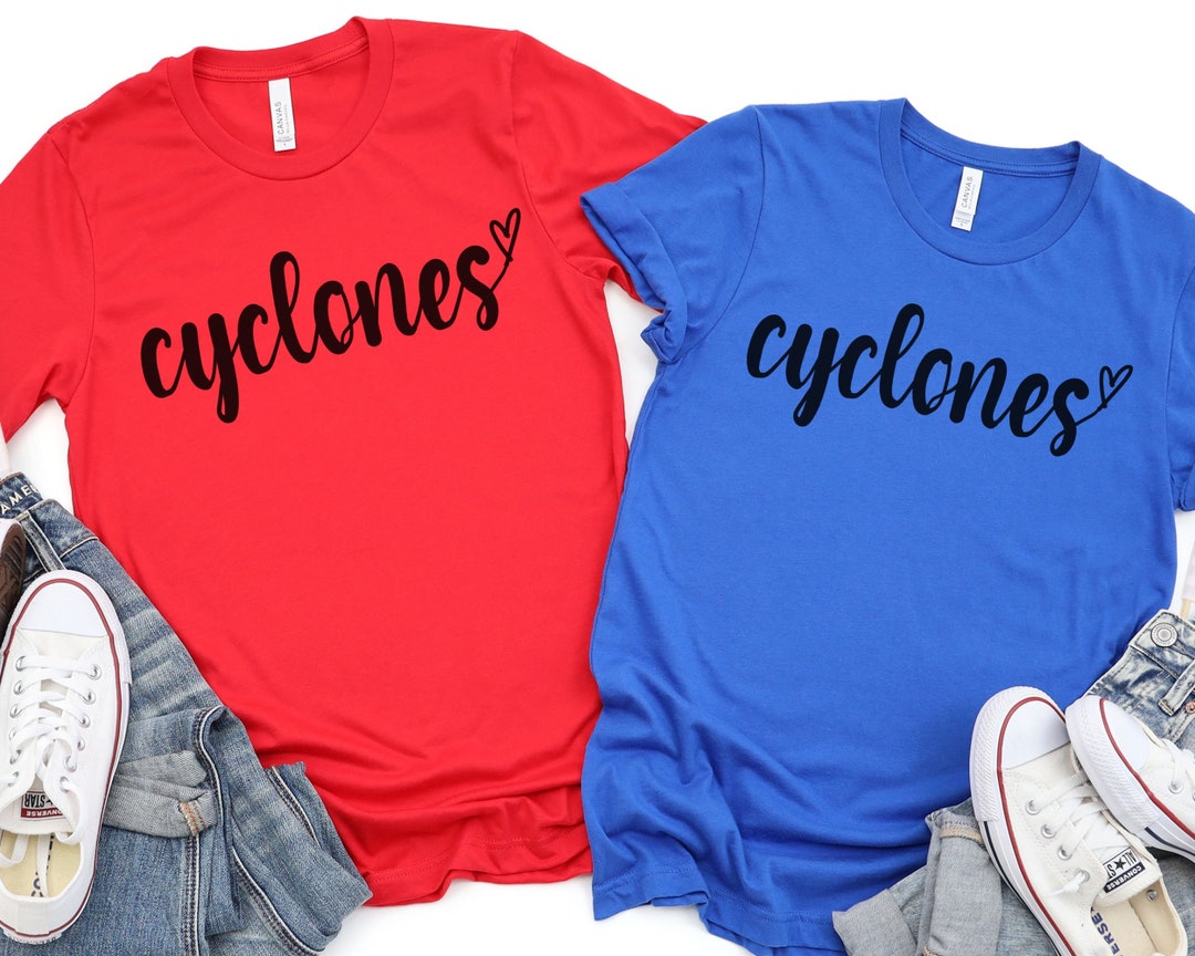 School Mascot Shirt Cyclones Football Retro Vintage High School Spirit ...
