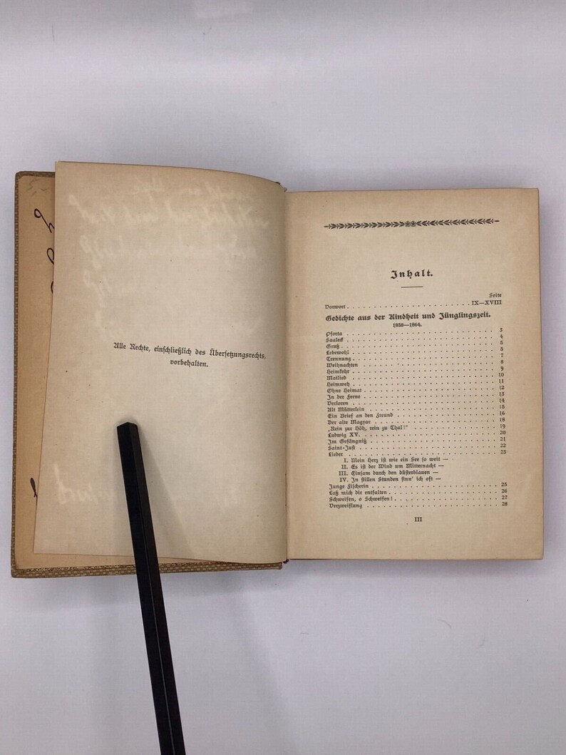 Geditche Und Spruche. Poems and Sayings. Friedrich Nietzsche Hitler ...