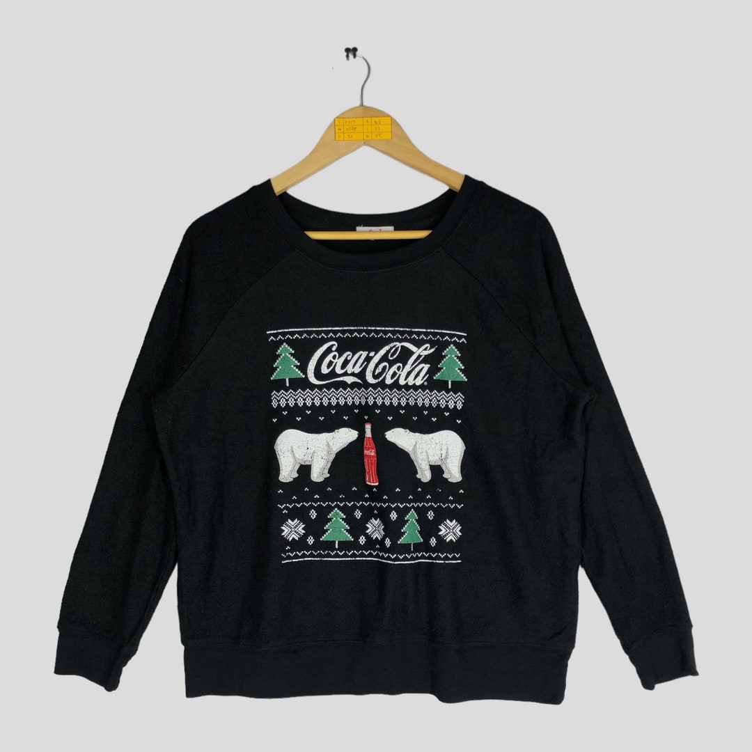 Vintage Y2K Coca Cola Polar Bear Design Sweatshirt Coca Cola Crewneck ...
