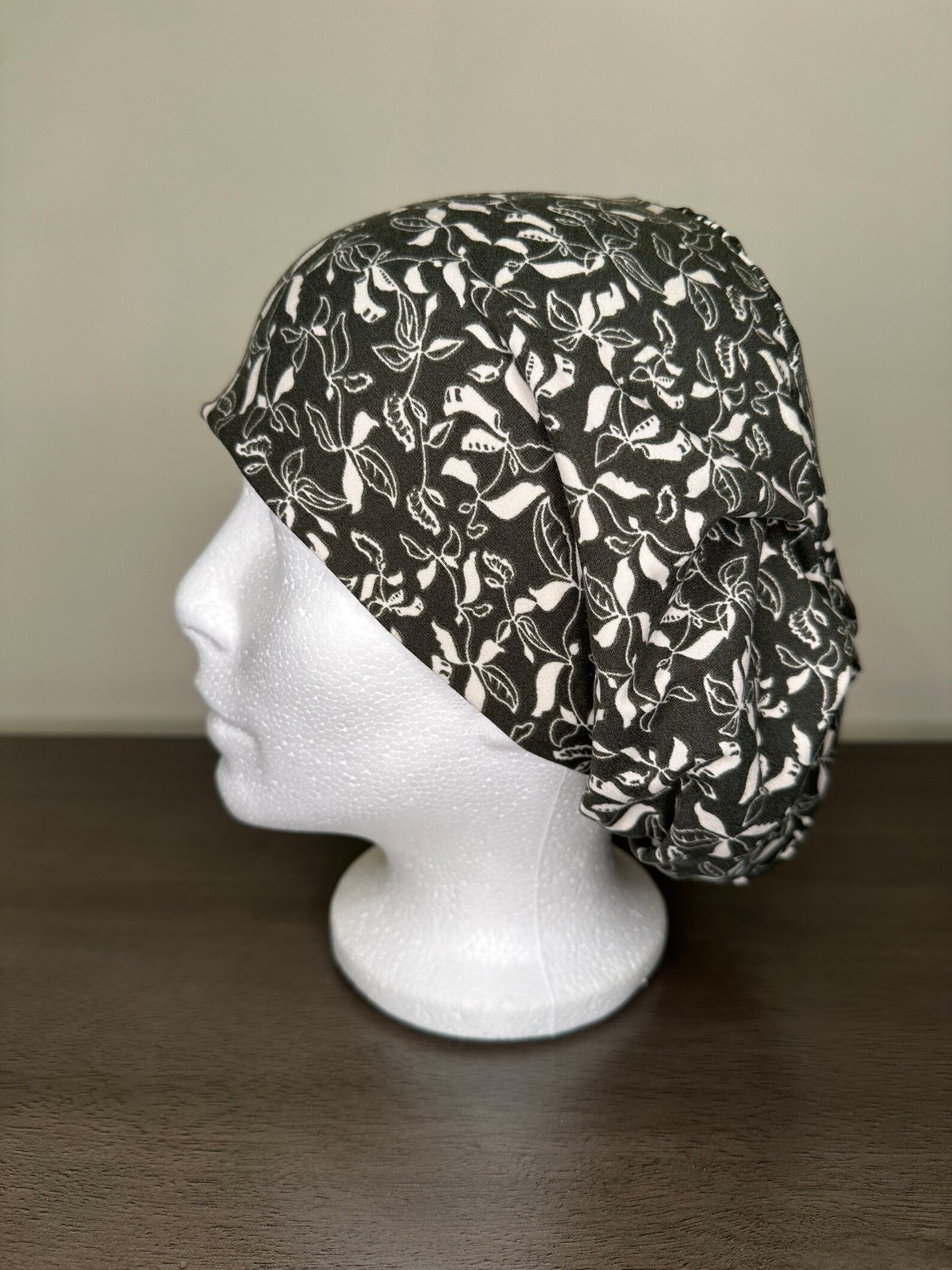 SOFT KNIT Hunter Green Micro Floral - Etsy