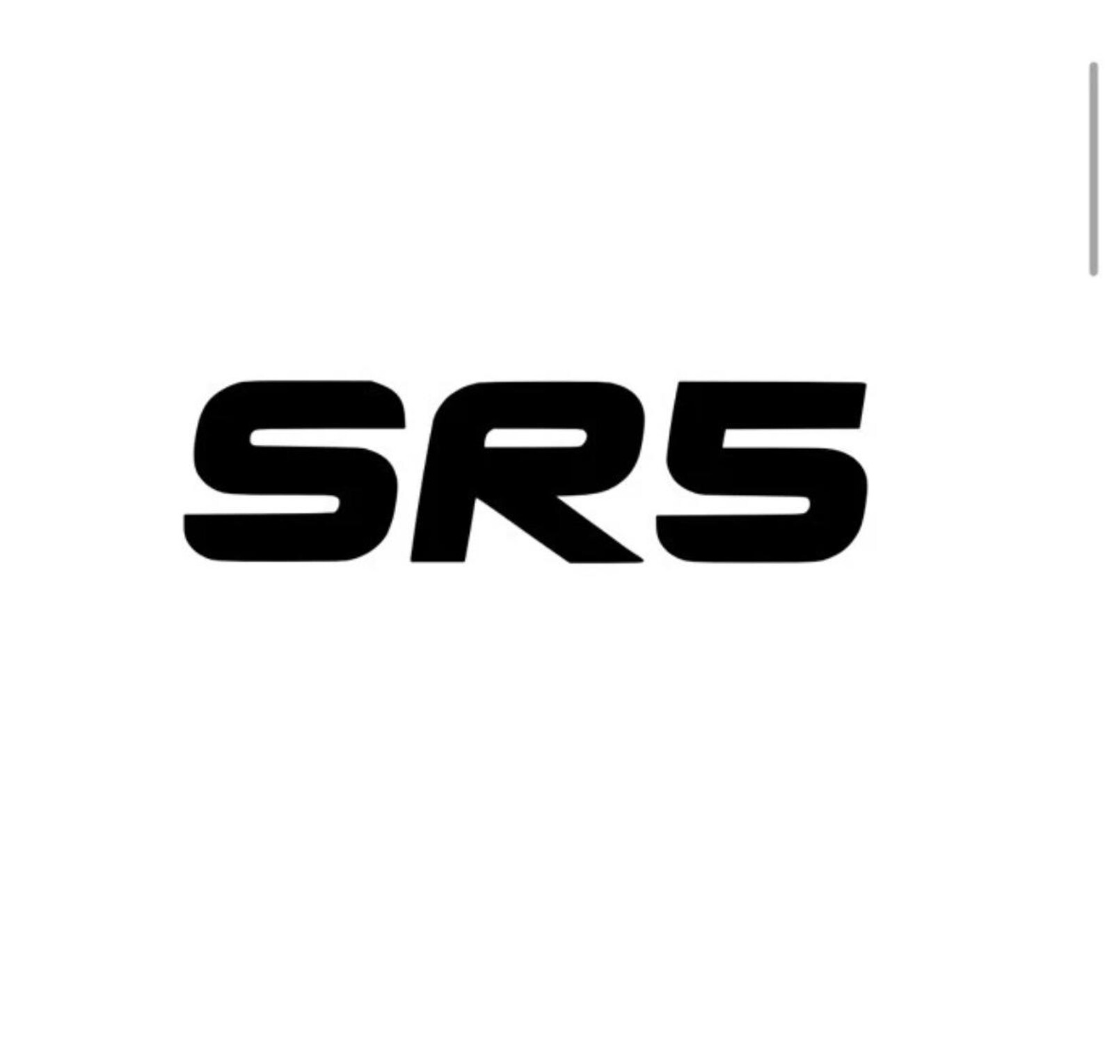 Toyota Pick up Hi-lux (4 WHEEL DRIVE and SR5) Decal (WHITE) Package ...