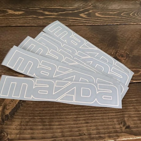 Mazda Decals Vinyl - Etsy