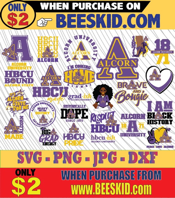 Alcorn State University Svg HBCU Svg Collections HBCU Svg - Etsy