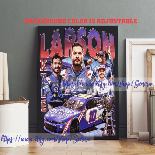 Kyle Larson Print - Etsy