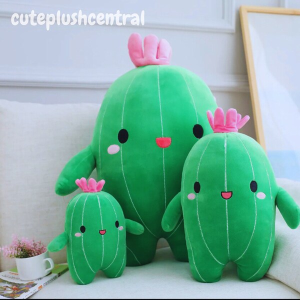 Cactus Plush Pillow - Etsy