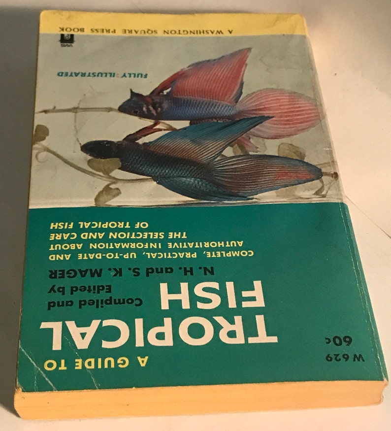 A Guide to TROPICAL FISH Vintage Fish Collecting Paperback - Etsy