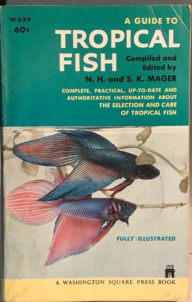 A Guide to TROPICAL FISH Vintage Fish Collecting Paperback - Etsy
