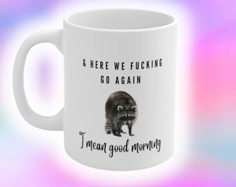 Raccoon Drink - Etsy