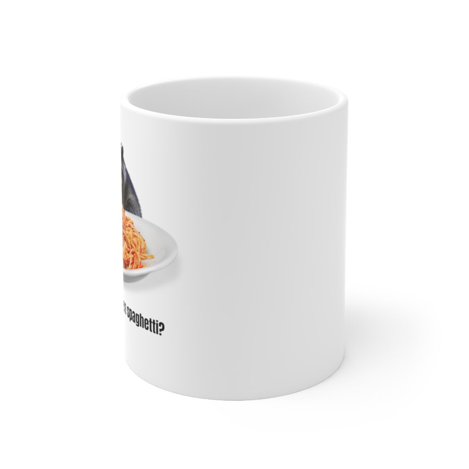Spaghetti Regretti Funny Meme Raccoon Gag Gift Ceramic Mug - Etsy