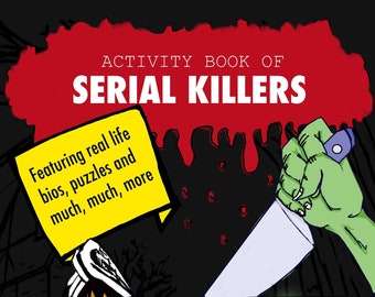 Serial Killer Colouring Book - Etsy Australia