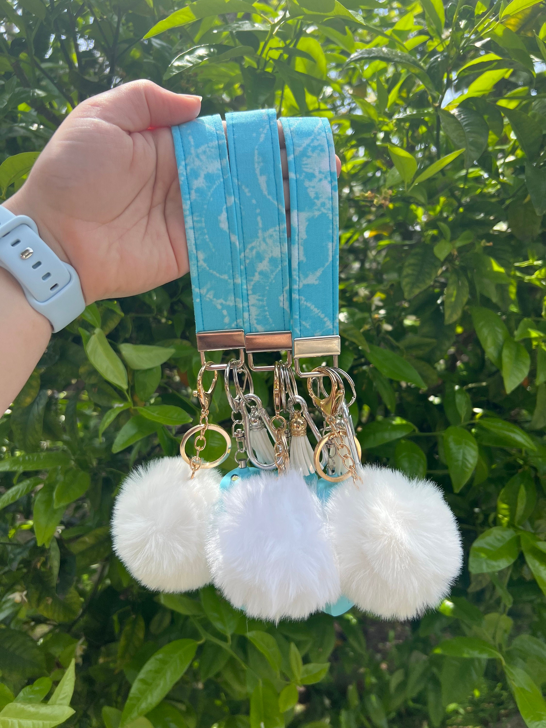 Teal Tie Dye Safety Keychain With Safety Alarm, Child Safe - Etsy